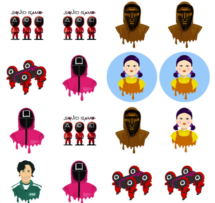 Squid Games - Custom Edible Image Toppers | The Cookie Spot