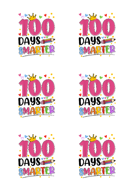 100 Days Smarter - Edible Images | The Cookie Spot
